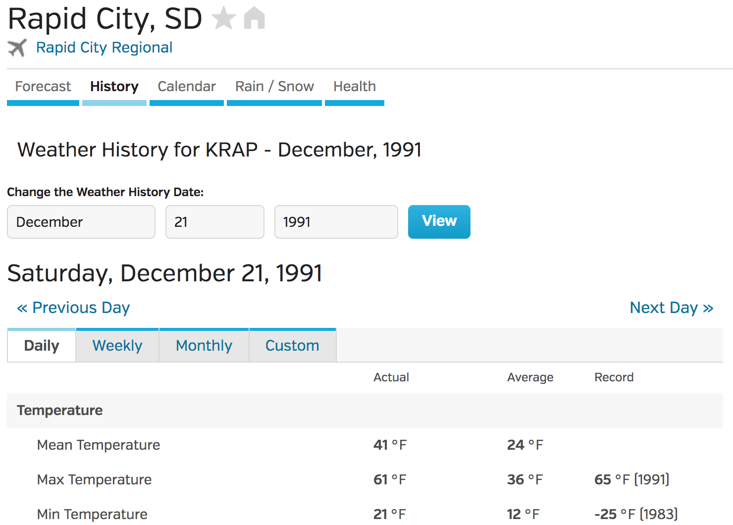 Weather Underground Historical Temperature Data Comparisons Weather Underground Historical Temperature Data Comparisons